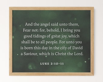 Luke 2 Printable - Etsy