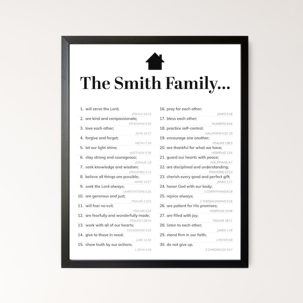 Family Values Sign - Etsy