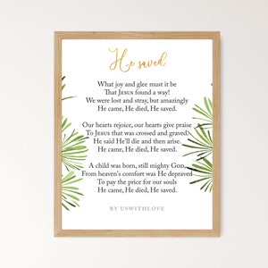 Original Christian Artwork Poem About Easter, Typography Printable Art ...