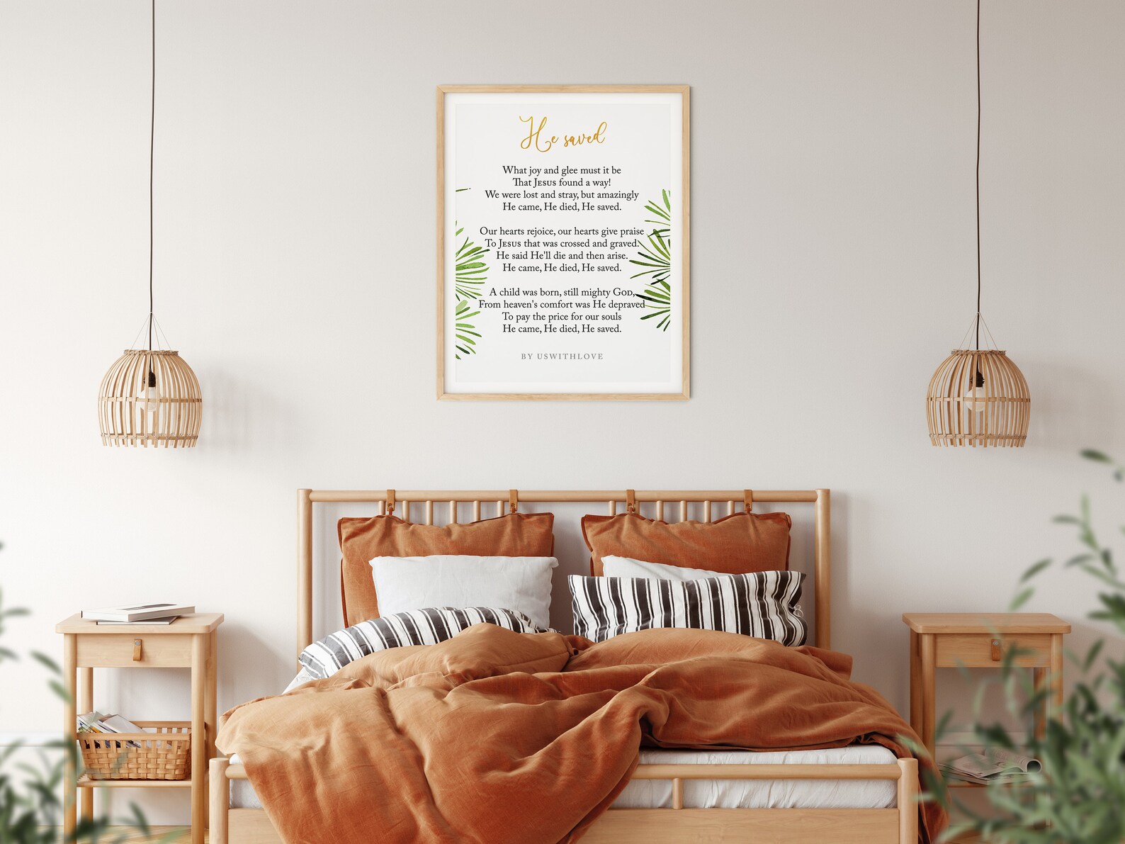 Original Christian Artwork Poem About Easter, Typography Printable Art ...