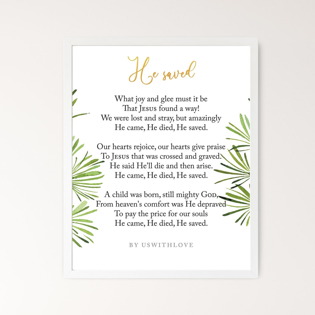 Original Christian Artwork Poem About Easter, Typography Printable Art ...