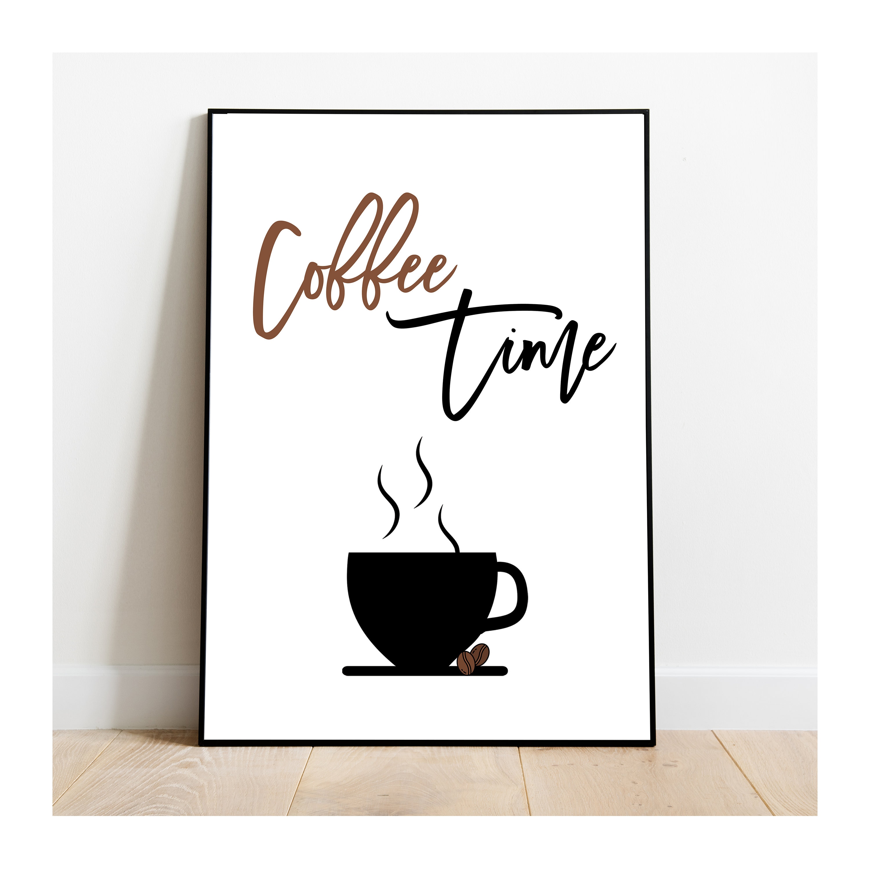 Digital Prints Art & Collectibles Kitchen Poster Printable Coffee Signs ...