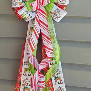 Whimsical Christmas Tree Topper, Reindeer Tree Topper, Farmhouse Topper ...