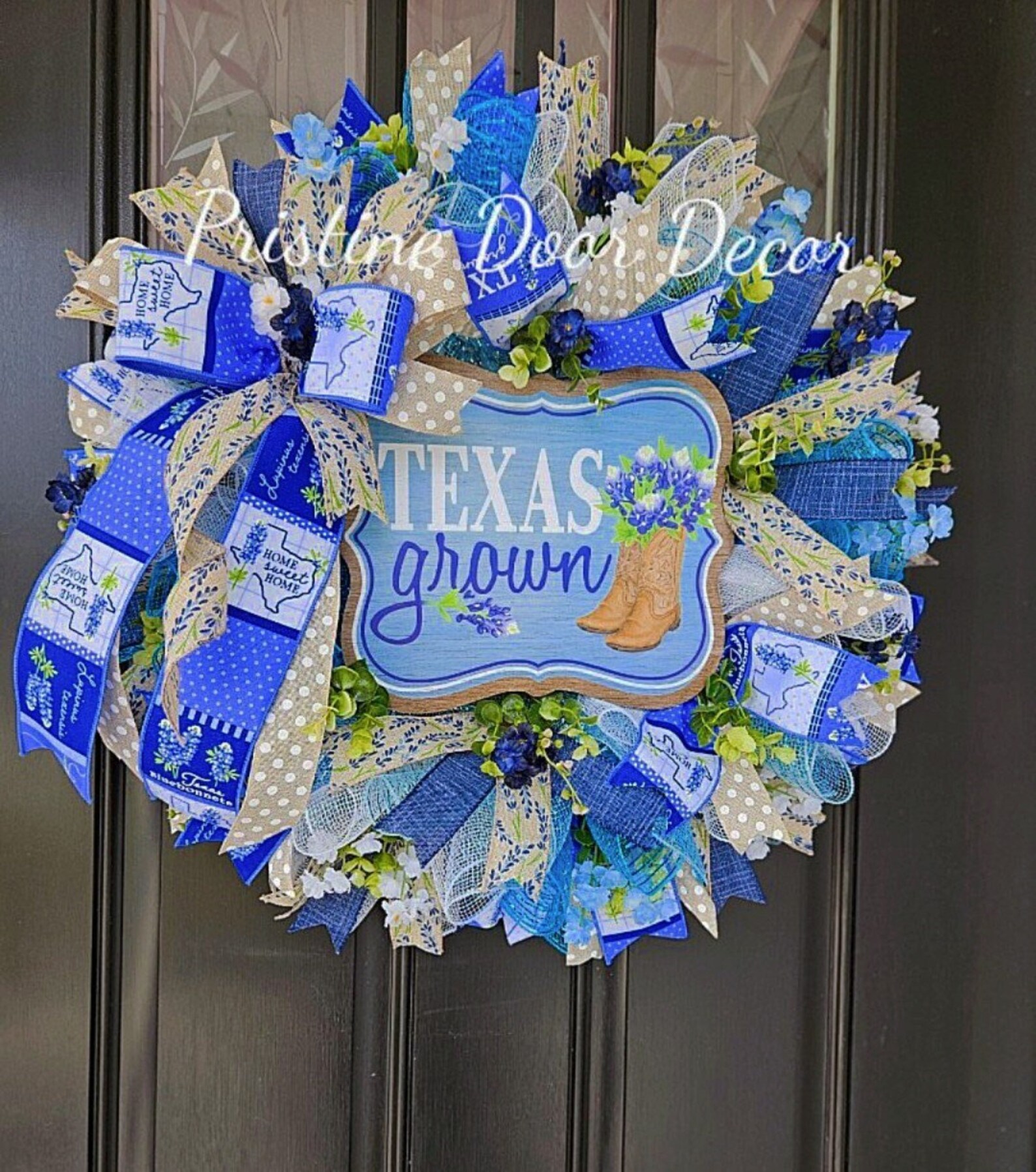 Texas Bluebonnet Wreath / Summer Wreaths / Home Wreath / Everyday ...