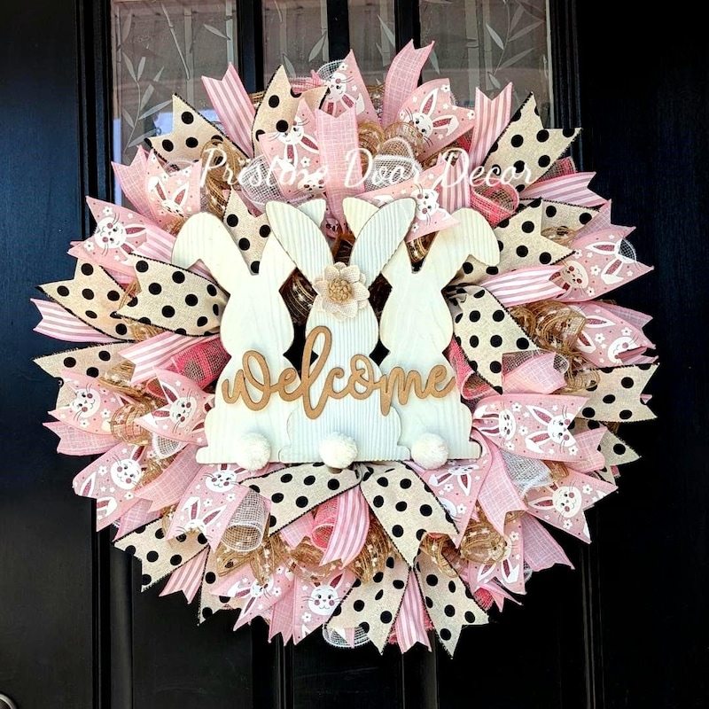 Easter Door Wreath - Etsy
