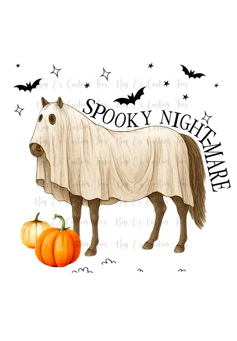 Spooky Night-mare PNG - Etsy