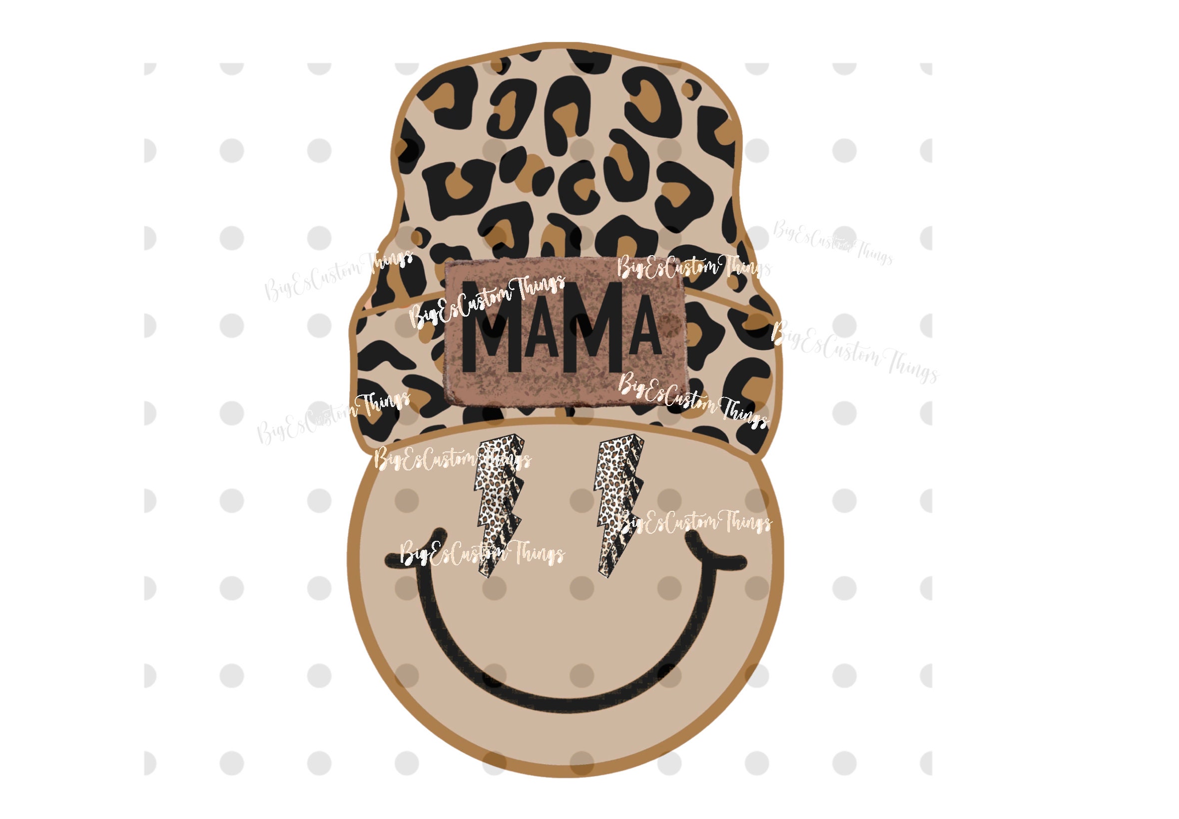 Smiley FACE Mama PNG Download - Etsy