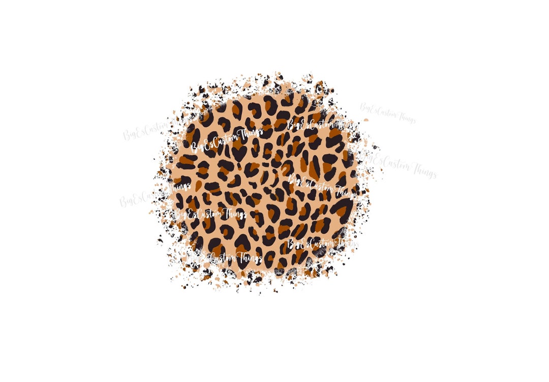 Distressed Leopard Png - Etsy