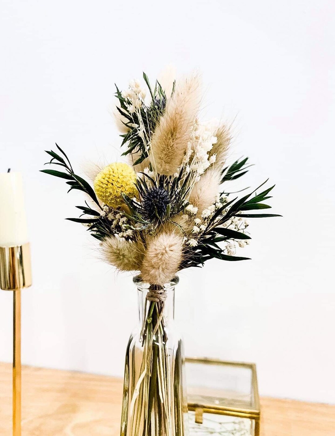 Bouquet of Dried Flowers With Its Soliflore - Etsy