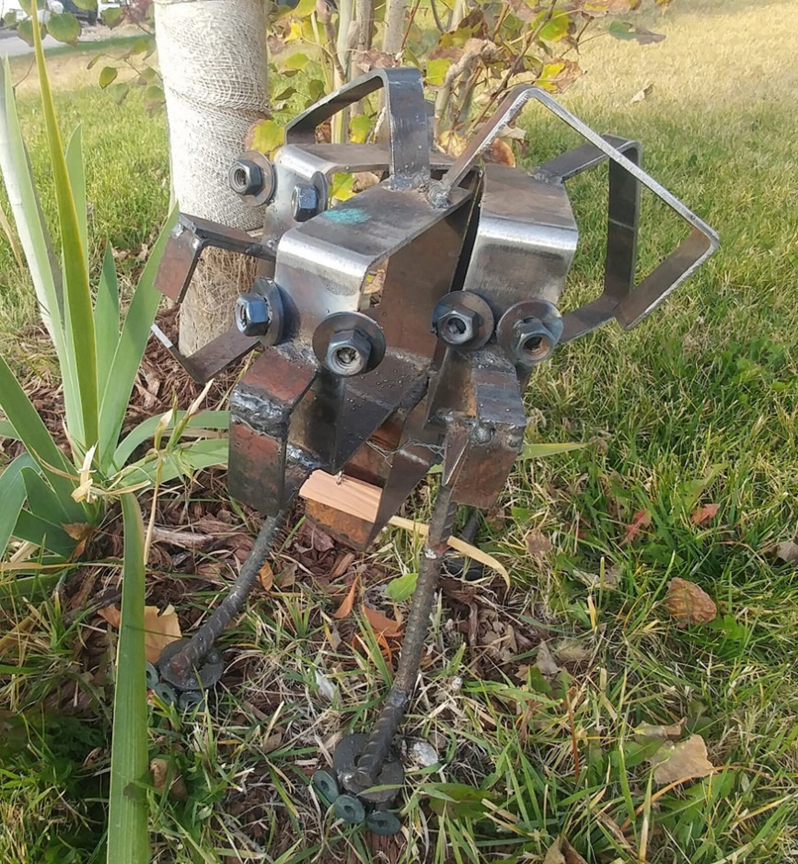 Low Maintenance Pets - Scrap Metal Dog, Recycled Yard Art, Garden ...