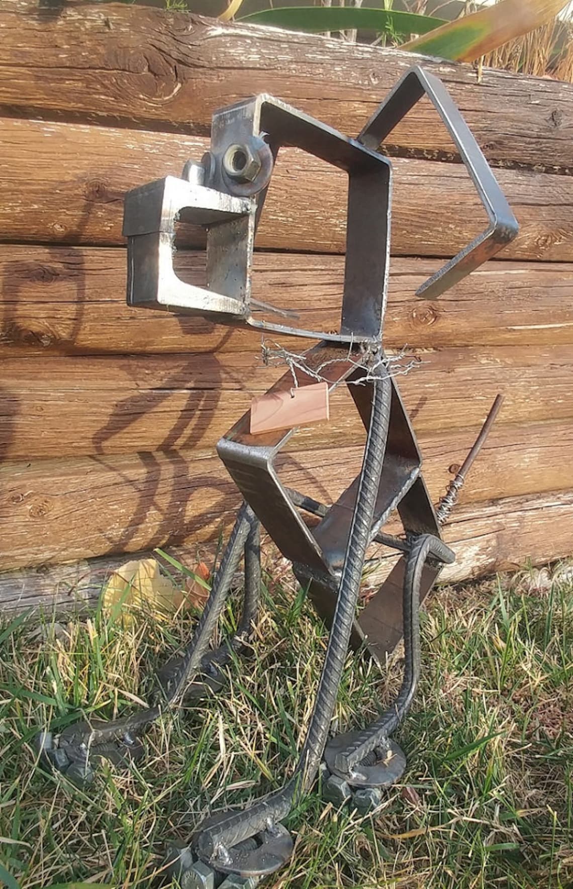 Low Maintenance Pets - Scrap Metal Dog, Recycled Yard Art, Garden ...