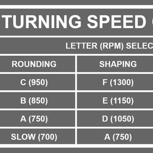 Shopsmith Mark V Speed Chart Stickers - Etsy