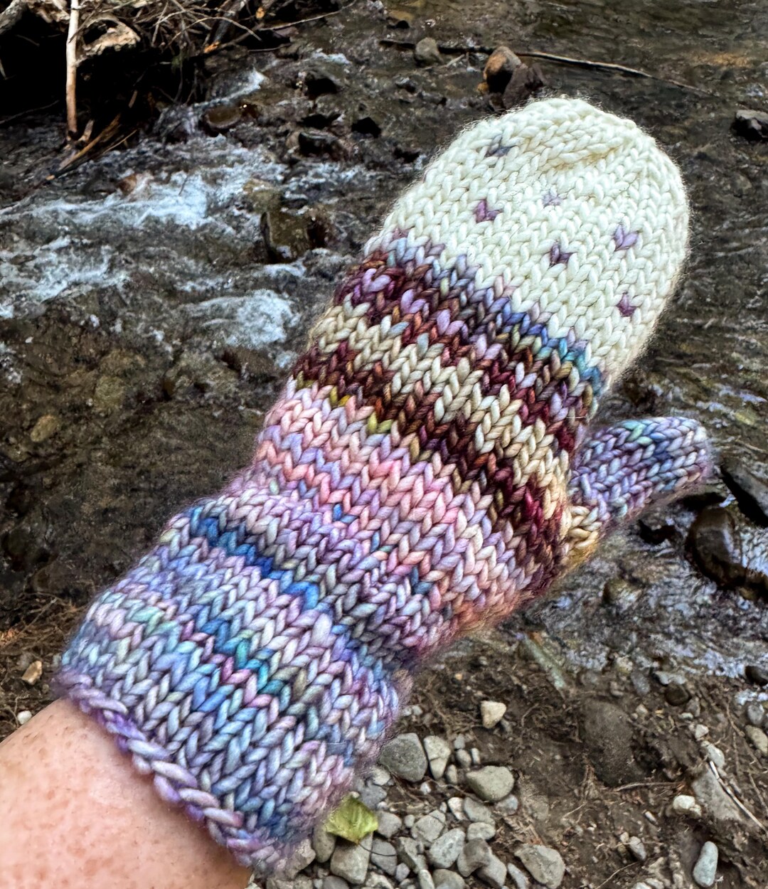 Mt Baker Wee Bee Lite Mittens/luxury Merino Wool One of a Kind ...