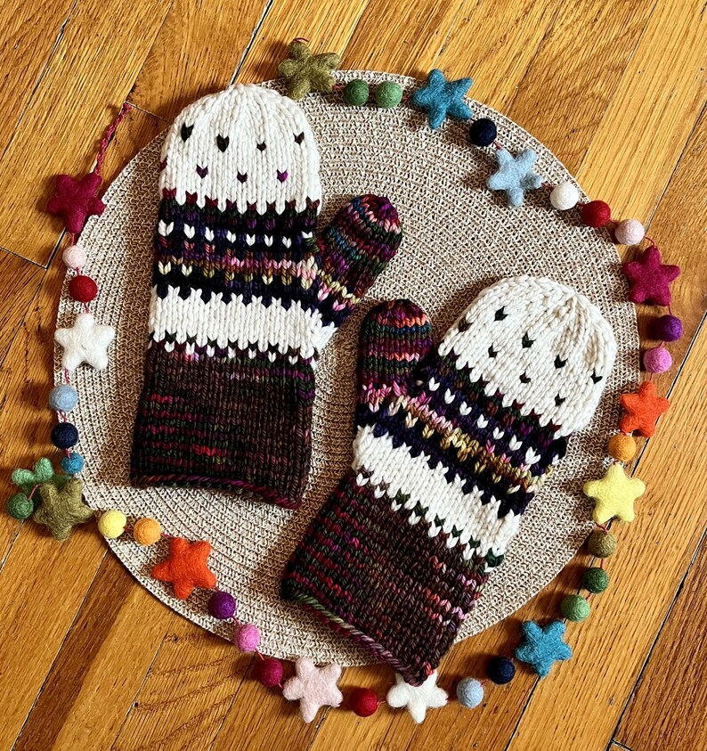 Wee Bee Lite Mitten Pattern/pdf Knitting Pattern Only. - Etsy