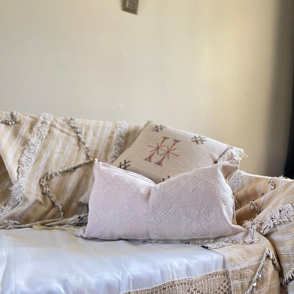 White Sabra Pillow - Etsy
