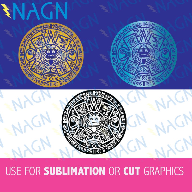 Aztec Calendar Svg - Etsy