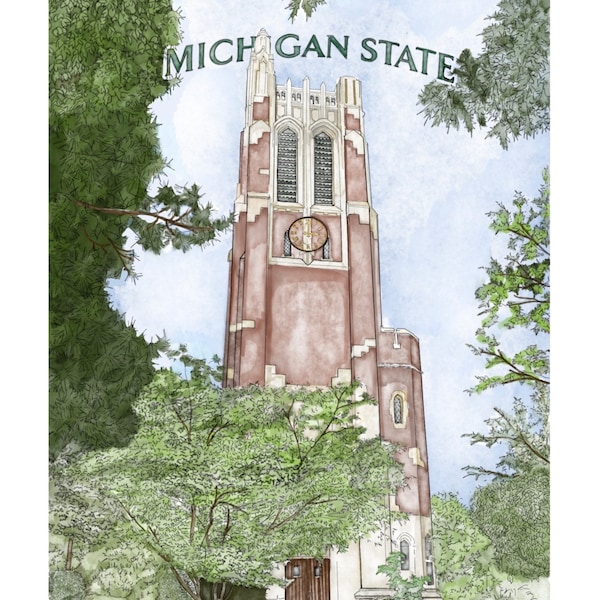 Michigan State University Svg - Etsy