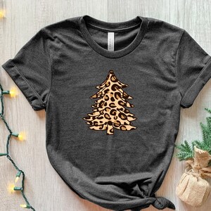 Leopard Christmas Tree Shirt , Christmas Tree Shirt , Christmas Shirt ...