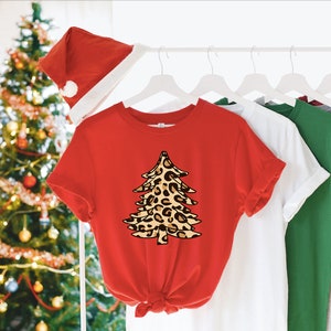 Leopard Christmas Tree Shirt , Christmas Tree Shirt , Christmas Shirt ...