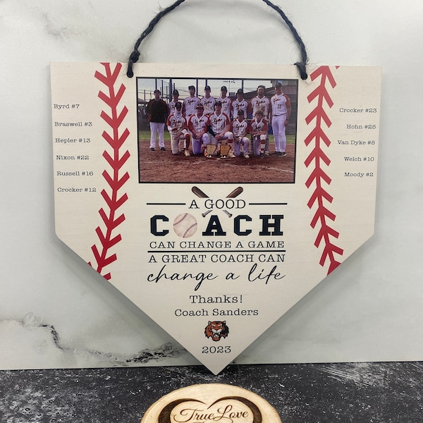 Baseball Coach Gift - Etsy