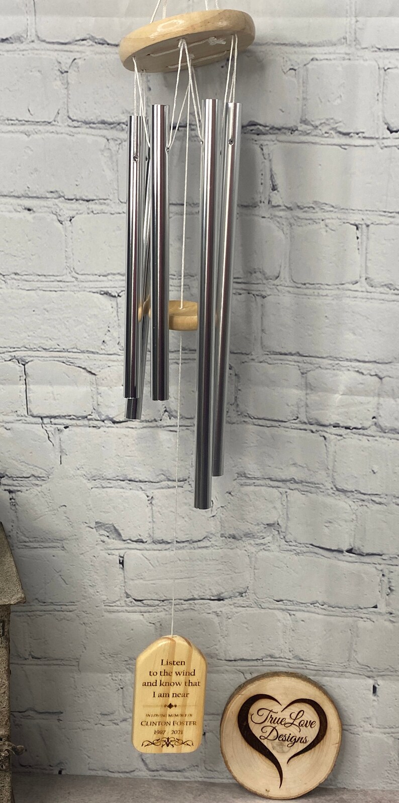 In Loving Memory Wind Chime, Memorial Wind Chime, Remembrance Wind ...