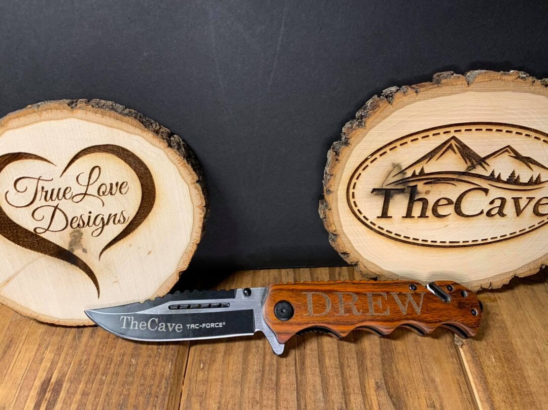 Customized Laser Engraved Knife, Personalized, Father's Day Birthday ...