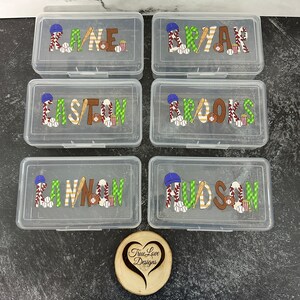 Personalized Pencil Boxes, Baseball Pencil Box, Back to School Supplies ...