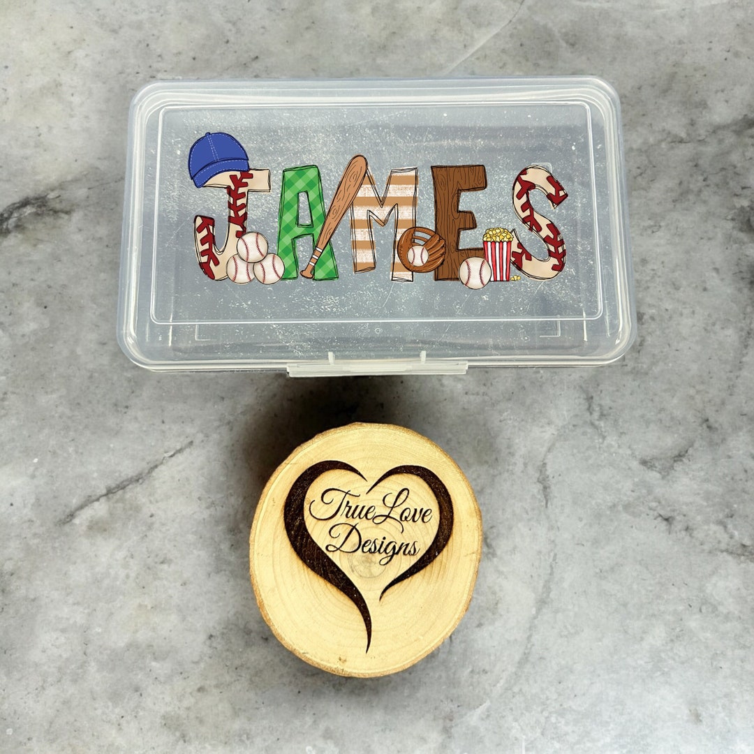 Personalized Pencil Boxes, Baseball Pencil Box, Back to School Supplies ...