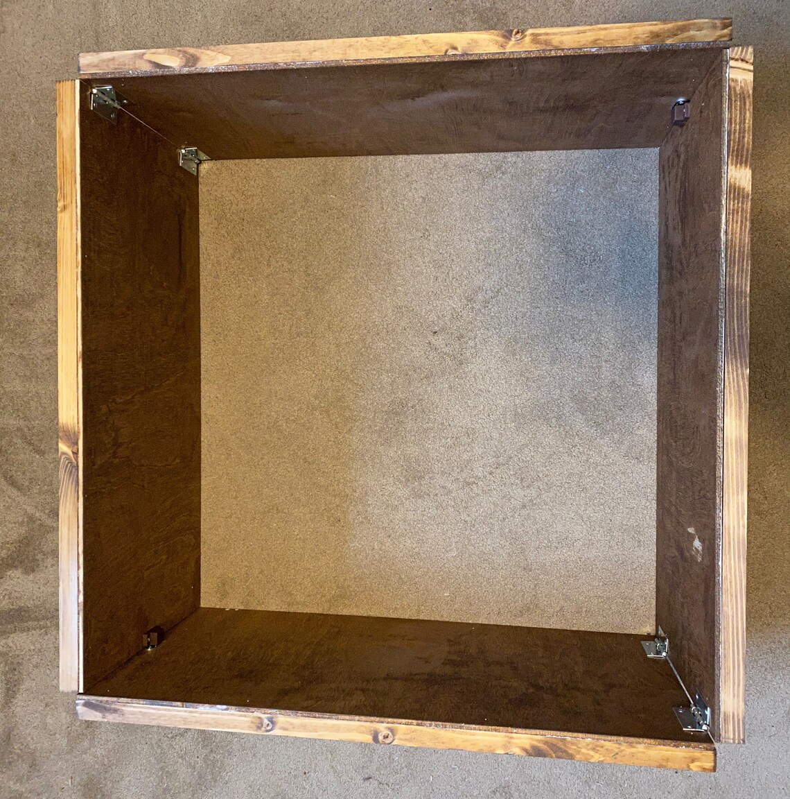 Personalized Christmas Tree Skirt Box Tree Box Stand Wood - Etsy