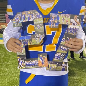 Senior Numbers Number Collage Senior Night Sport Number - Etsy