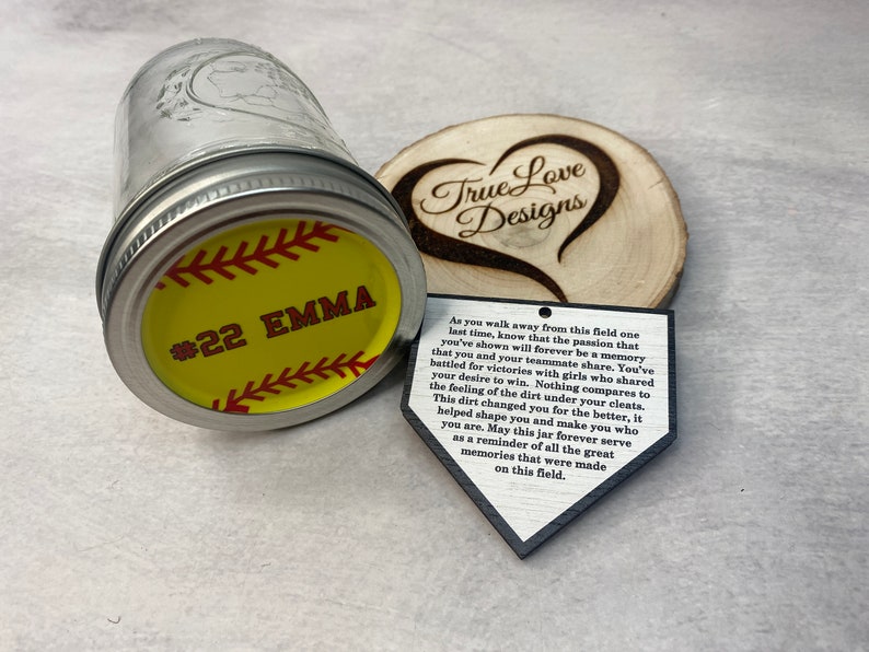 Personalized Softball Senior Gift Printed Softball Lid & Home - Etsy