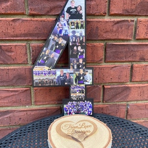 Senior Numbers, Number Collage, Senior Night Sport Number Photo Collage ...