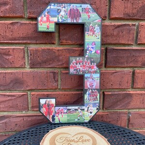Senior Numbers, Number Collage, Senior Night Sport Number Photo Collage ...