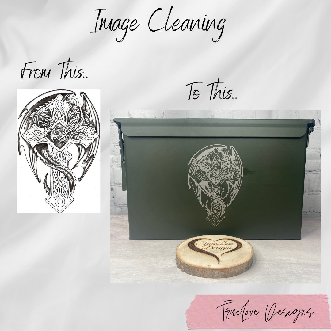 Image Cleaning Fee Conversion for Engraving/printing - Etsy