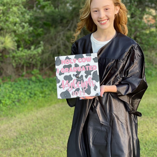Graduation Cap Holy Cow - Etsy
