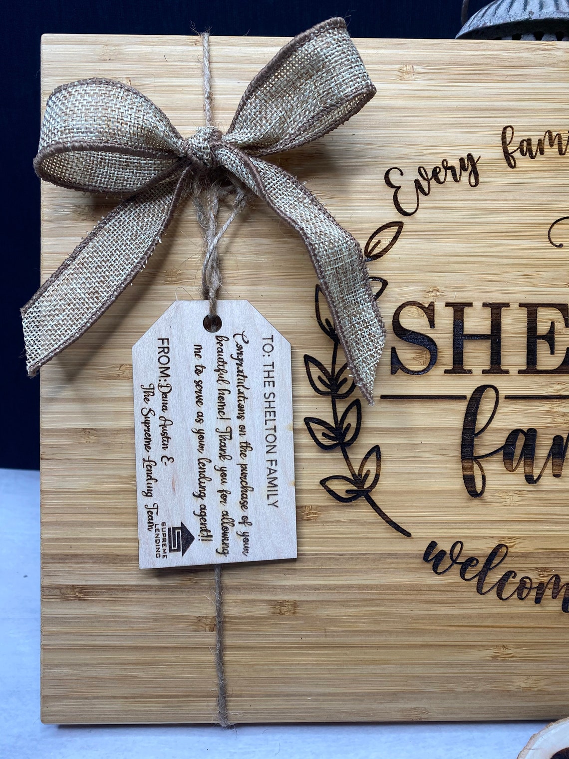 Personalized Welcome Home Gift Tag Real Estate Logo Tag - Etsy