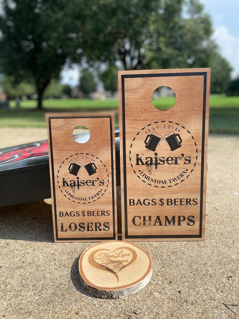 Cornhole Board Trophies Cornhole Tournament Trophies - Etsy