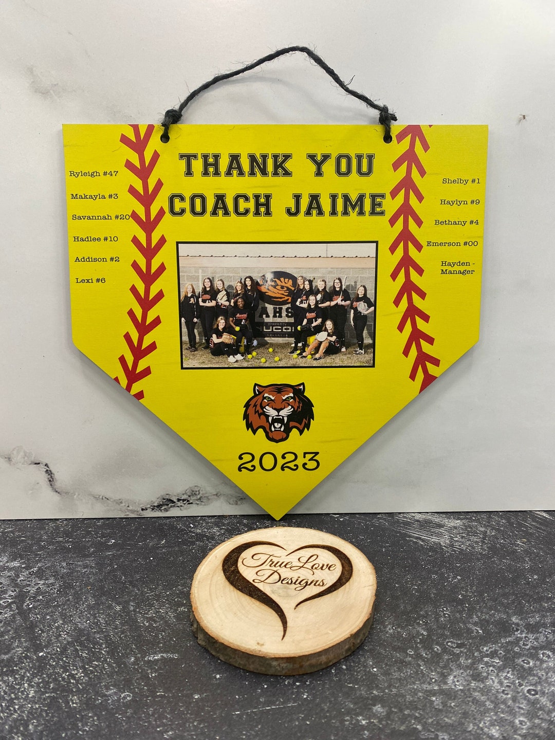 Personalized Softball Coach Gift, End of Season Manager Gift, Team Gift ...