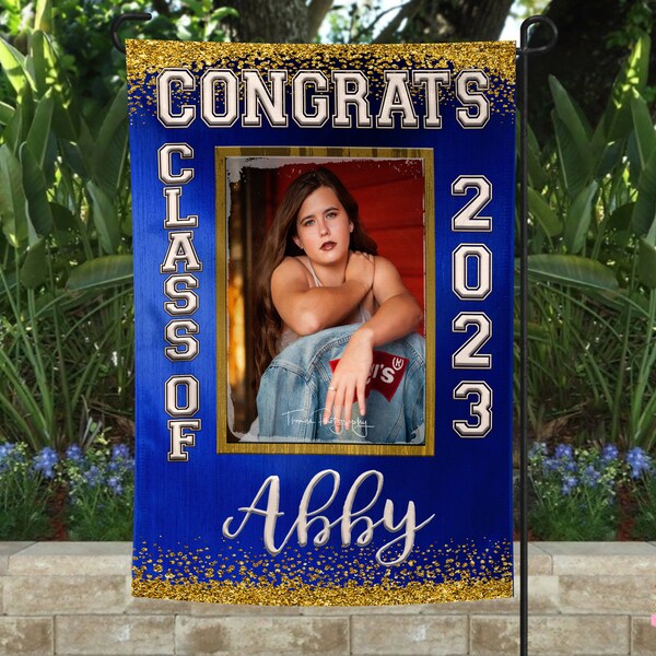 Blue Gold Banner - Etsy