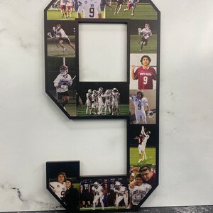 Senior Numbers, Number Collage, Senior Night Sport Number Photo Collage ...
