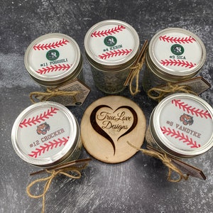 Personalized Baseball Dirt Jar, Baseball Gift, Senior Athlete, Senior ...