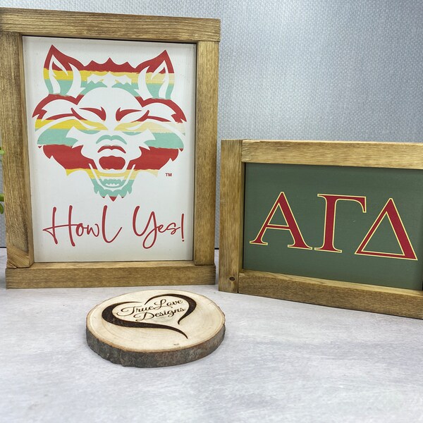 Alpha Gamma Delta Sign - Etsy