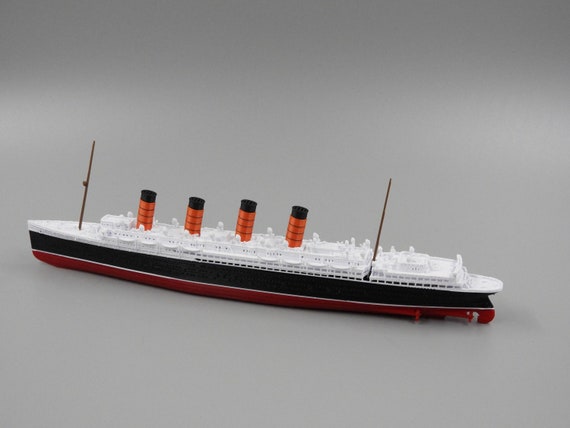 Rms Mauretania Model RMS Mauretania Ocean Liner Paper Model In 1/250