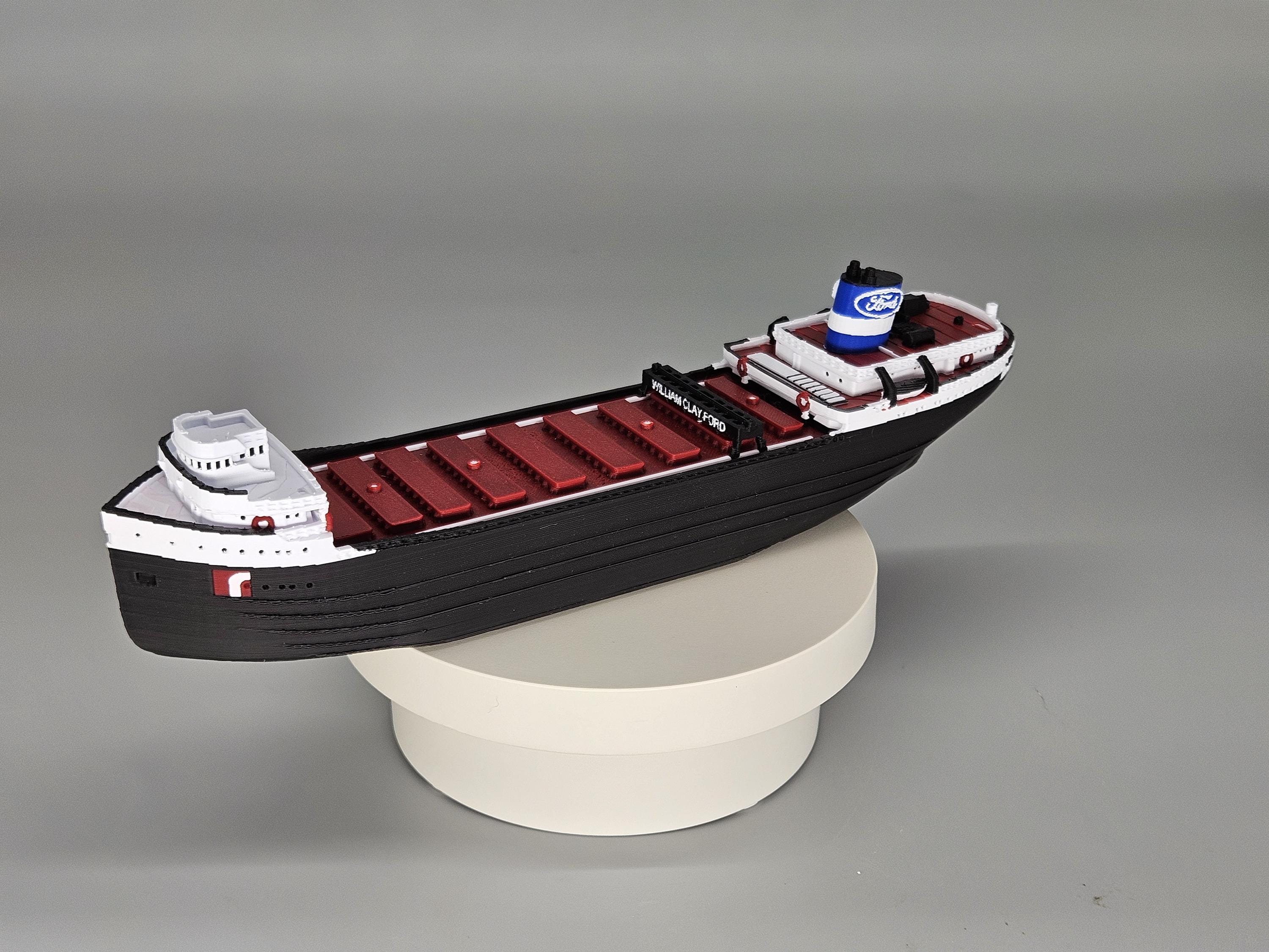 William Clay Ford Bathtub Boat, Floating Freighter Model and Stocking ...