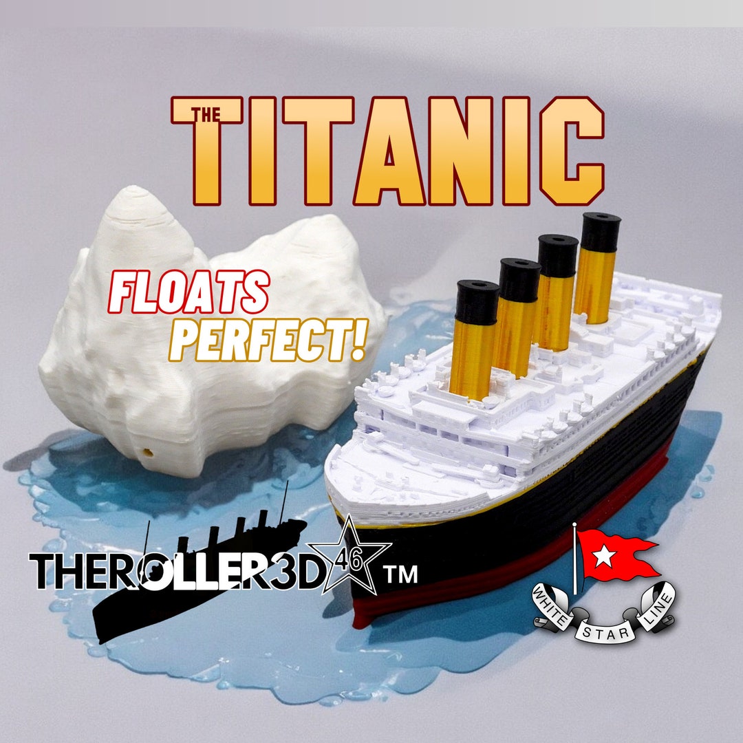 Floating Titanic Bathtub Boat by Theroller3d - Titanic Toy Kid Tested ...