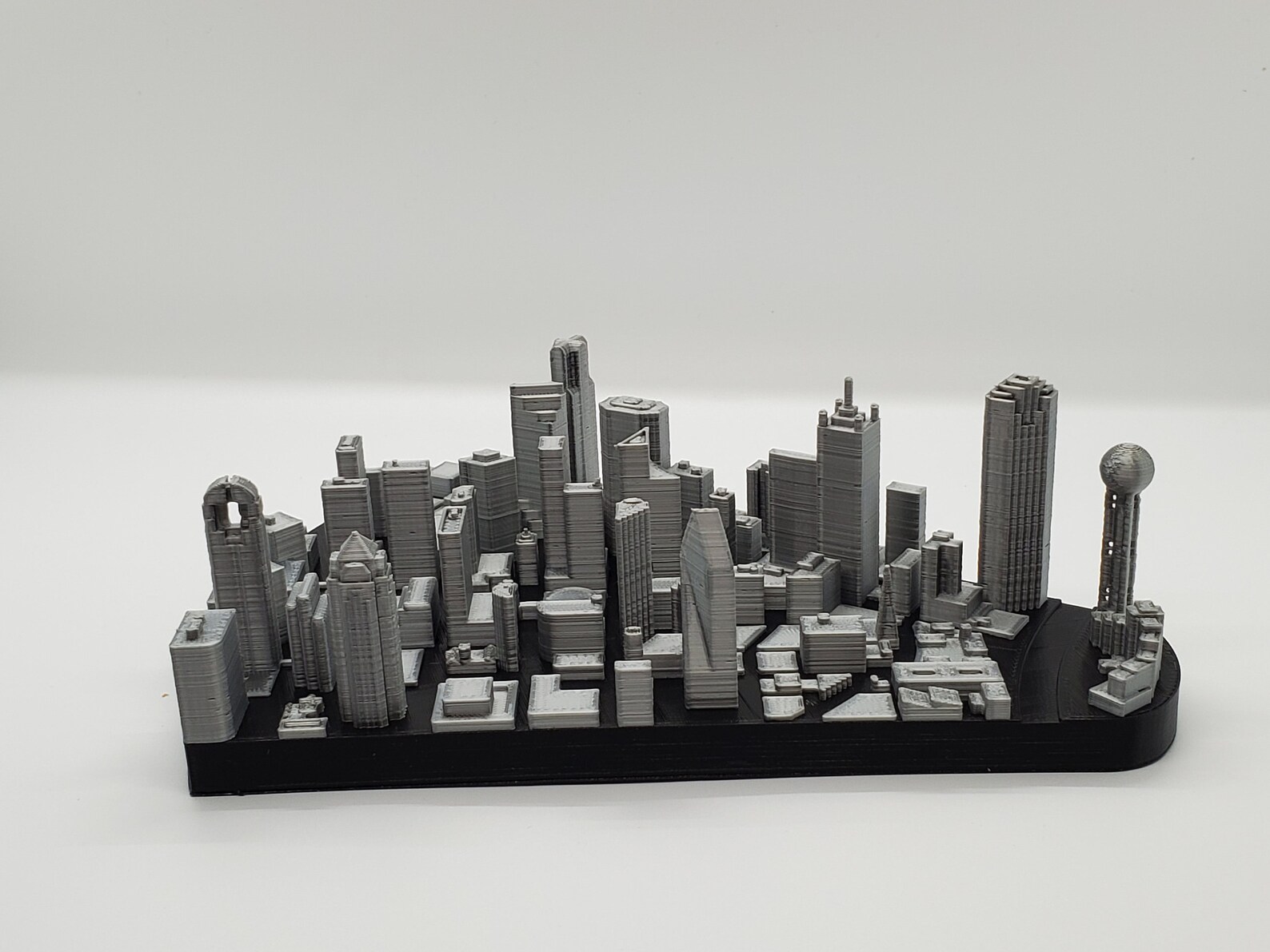 Dallas Texas Skyline 3d Print - Etsy