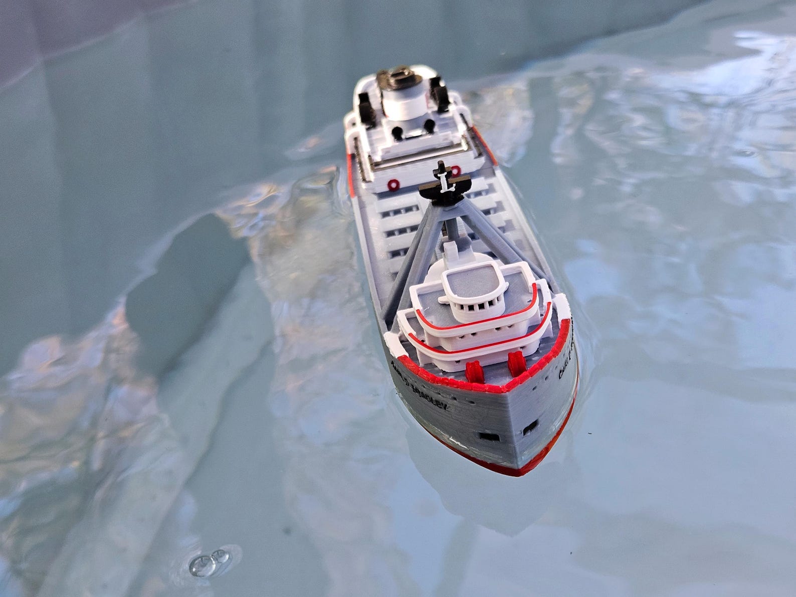 Carl D. Bradley Bathtub Boat, Floating Freighter Model - Etsy