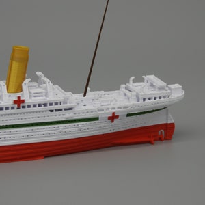 HMHS Britannic Model 2019 Design by Theroller3d, 1 Foot in Length - Etsy