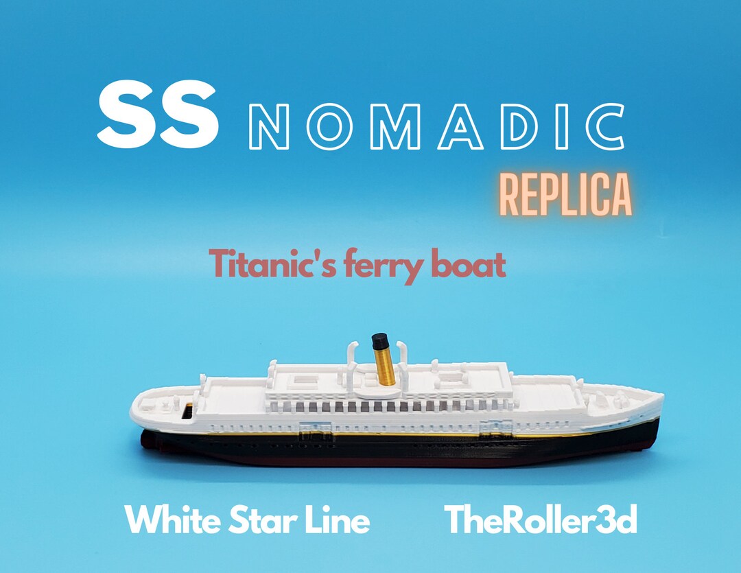 SS Nomadic Model titanic's Ferry Boat - Etsy