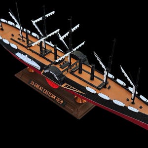 SS Great Eastern Model: 12" 3D Printed Steamship Replica - Etsy
